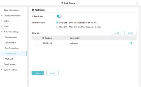 Vigi Security Manager User Guide Tp Link