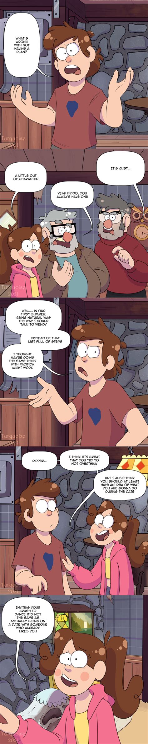 Dipcifica Comic First Date Current Pages Rgravityfalls