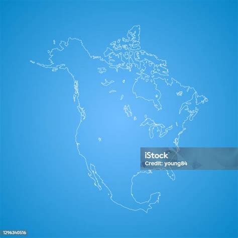 北美地圖向量圖形及更多加拿大圖片 加拿大 北美 地圖 Istock