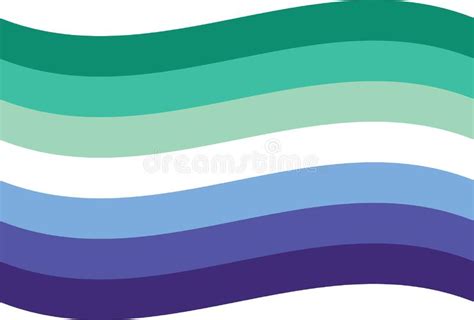 Waved Gay Pride Flag Stock Vector Illustration Of Community 252154535