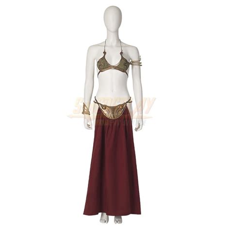Princess Leia Slave Cosplay Costume Bikini Suit