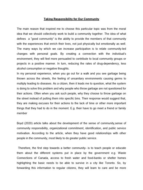 critical thinking assignment final draft pdf community thought