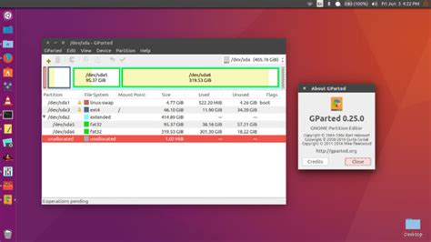Install Use Gparted Partition Manager On Ubuntu