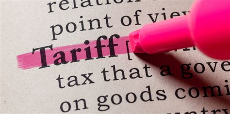 Definition Of Tariff Hardware Retailing