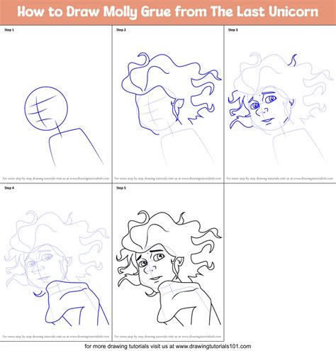 How To Draw Molly Grue From The Last Unicorn The Last Unicorn Step By