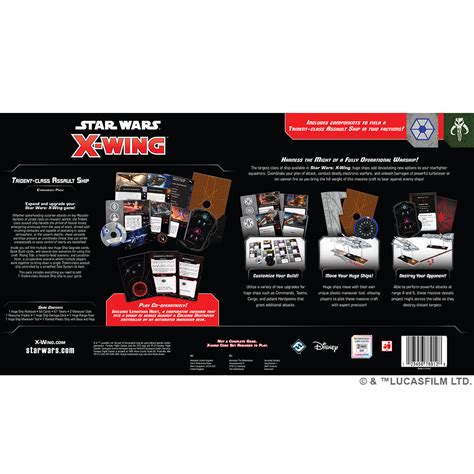 X Wing 2nd Ed Trident Class Assault Ship
