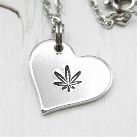 Pot Leaf Necklace Etsy