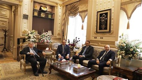 رئيس مجلس القضاء الأعلى يستقبل وزير المجالس النيابية ومساعد أول وزير