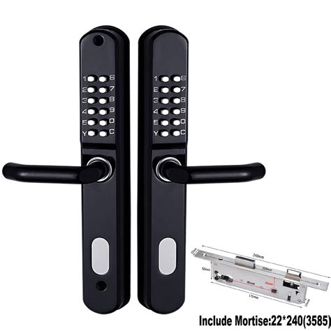 Grill Door Lock Double Side Password Door Lock Set Code Door Lock Tombol Pintu Rumah Kunci Pintu