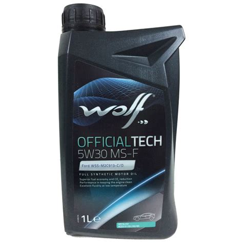 WOLF OFFICIALTECH 5W30 MS-F ძრავის ზეთი 1ლ - Extra.ge - 786028