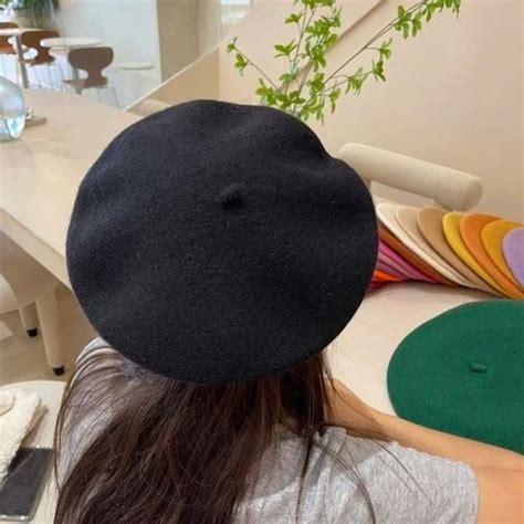 Jual Topi Baret Wanita Kekinian Fashion Korea Kupluk Cewek Dewasa Artis