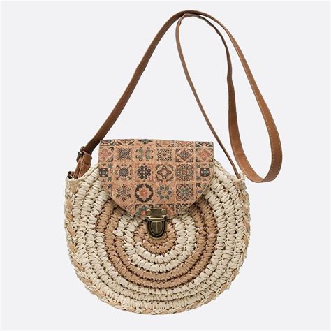 Sac Bandoulière Paille Rond Gonsac