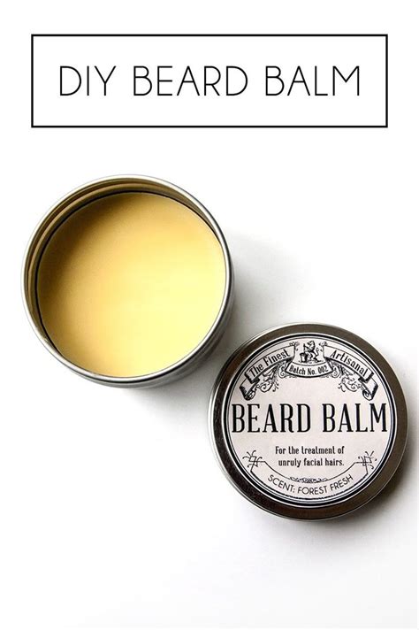 How To Make Diy Beard Balm Diy Beard Diy Beard Balm Homemade Beard Balm