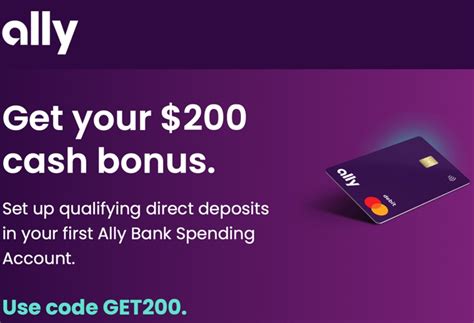 Ally Bank Checking Spending Account 200 Bonus — My Money Blog