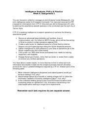 Week 6 Assignment 2 Pdf Intelligence Analysis Policy Practice