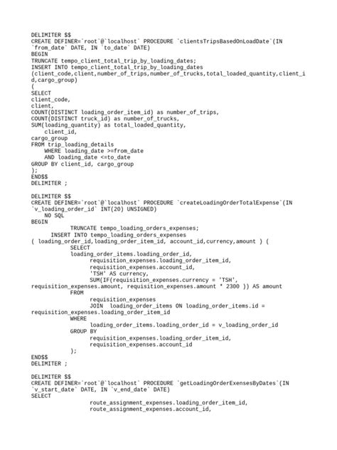 Procedure Download Free Pdf Computer Programming Databases
