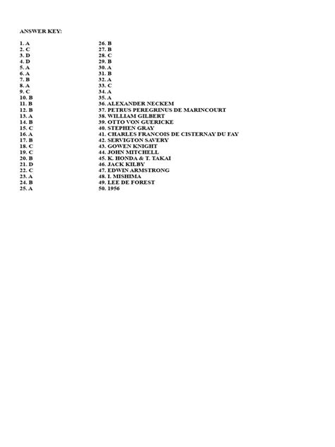 Physical Science Answer Key Pdf