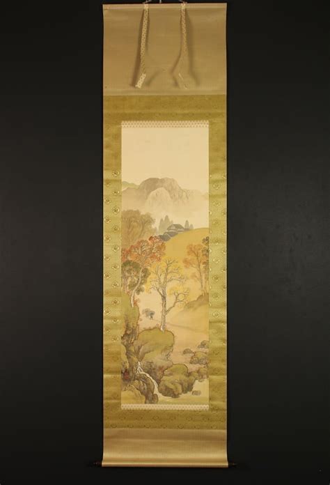 模写 一灯 Nb4924 高橋敬美 秋景山水図 東京の人 松林桂月師事山水、風月｜売買されたオークション情報、yahooの商品情報を