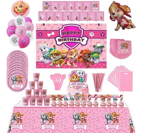 Pack Premium Cotillon Globos Skye Everest Paw Patrol X10 Cuotas Sin