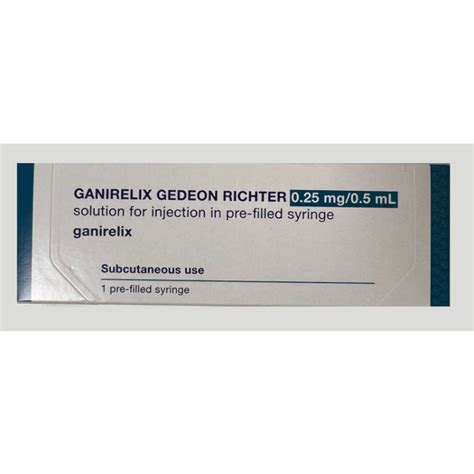 Ganirelix Acetate Injection For Subcutaneous Use Only 43 Off