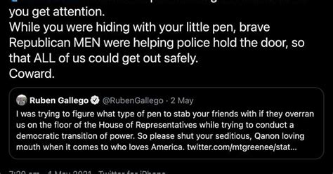 Traitorous Gun Nut Wo A Job In Congress Calls Marine Vet A Coward