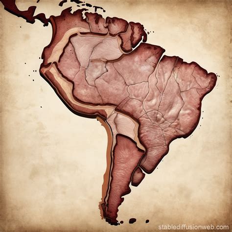 Human Flesh Southamerican Map Stable Diffusion Online
