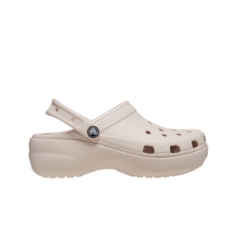 W 크록스 클래식 플랫폼 클로그 콰츠 Crocs Kream