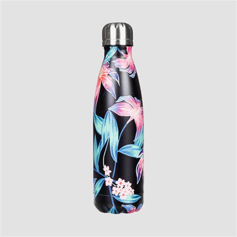 Roxy Sand And Seashell Water Bottle Anthracite Paradise Found S Wome