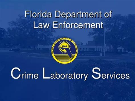 Ppt Florida Department Of Law Enforcement Powerpoint Presentation