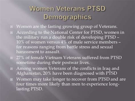 Nur 456 Capstone Women Veterans And Ptsd