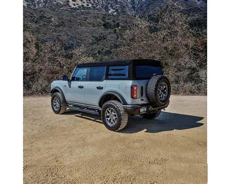 Ford Bronco 4 Door Pro Traxx 5 Oval Nerf Step Bars Textured Black By