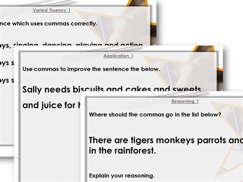 Year 2 Gps Writing Lists Lesson Autumn Block 2 By Classroom Secrets Teaching Resources