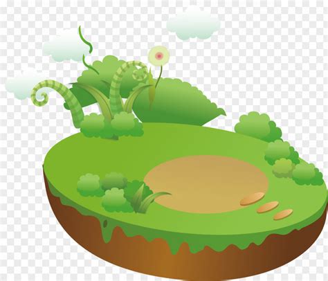Grass Vector Element Cartoon Grass Gis Illustration Png Image Pnghero