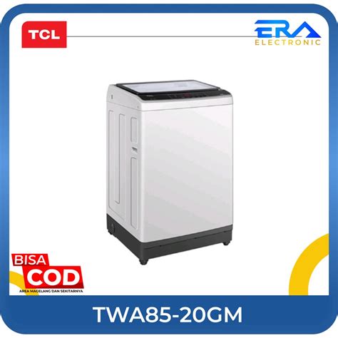 Jual Mesin Cuci Tcl Twa85 20gm Top Loading Automatic 8 Kg 1 Tabung Shopee Indonesia
