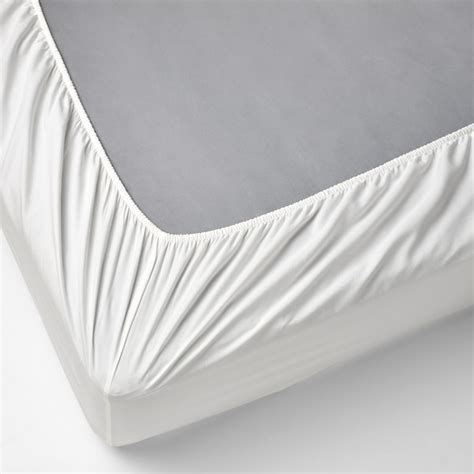RÖnnveckmal Fitted Sheet White King Ikea Ca