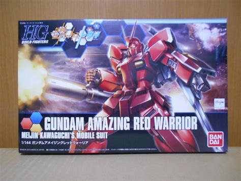 バンダイ ガンダムbf Hgbf 1144 ガンダム アメイジング レッドウォーリア 未組立 50ガンダム｜売買されたオークション情報