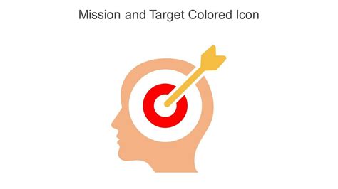 Mission And Target Colored Icon In Powerpoint Pptx Png And Editable Eps Format Ppt Sample