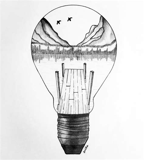 Light Bulb Art Light Bulb Art Drawing Light Bulb Art Light Bulb Drawing