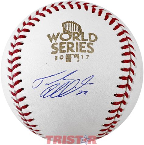 Josh Reddick Autographed 2017 World Series Baseball