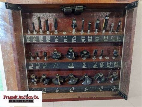 Case Of Router Bits Fragodt Auction And Real Estate Llc
