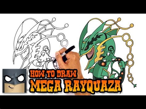 How To Draw Rayquaza Step By Step Pokemon Characters