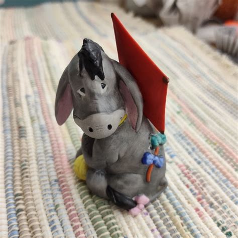 Disney Accents Vintage Walt Disney Eeyore W Kite Porcelain Figure