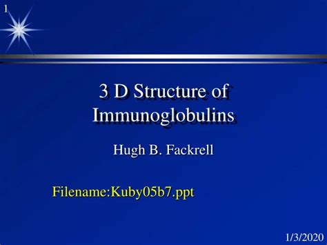 Ppt 3 D Structure Of Immunoglobulins Powerpoint Presentation Free