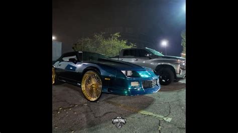 Chevy Camaro Z28 On Gold Daytons Wire Wheels Youtube