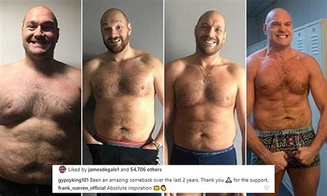 Tyson Fury Shares Four Shirtless Snaps To Show Off Incredible Two Year