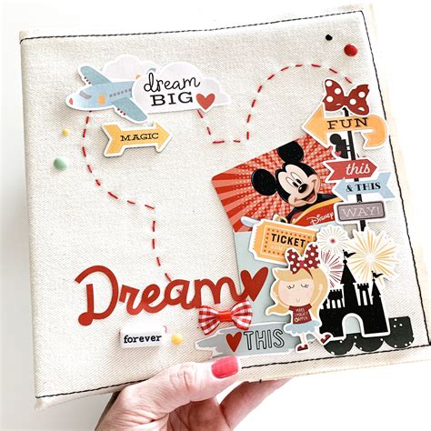 Mini Album Disneyland Scrapbook Idéias Ideias De Scrapbooking
