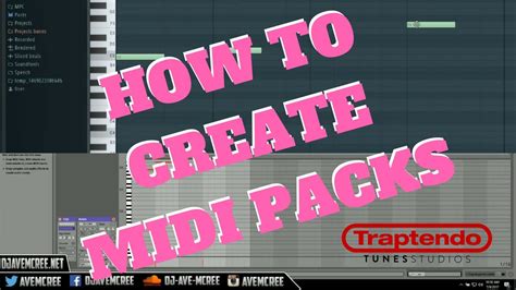 How To Make Midi Packs In Fl Studio And Ableton Youtube