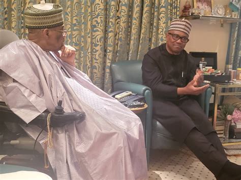 Photos Ibb Hosts Peter Obi Datti Baba Ahmed Daily Trust