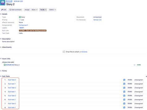 Automation For Jira Writing A Rule That Clones Stories And Their Sub Tasks Linked To An Epic