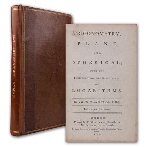 Trigonometry Plane And Spherical With The Construction And Application Of Logarithms 5th